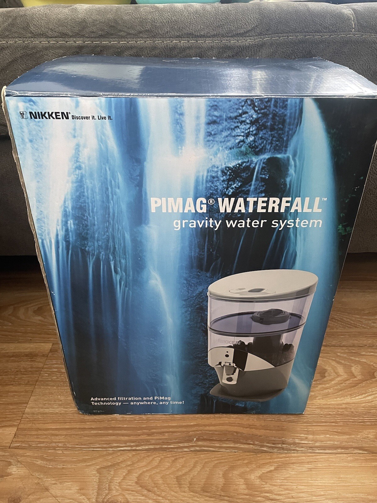 NEW Nikken PiMag Waterfall Filtration System Gravity Alkaline Water ...