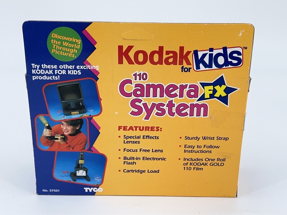 Sealed vtg Kodak For Kids 110 FX Camera System Camera NIB NOS tyco | eBay