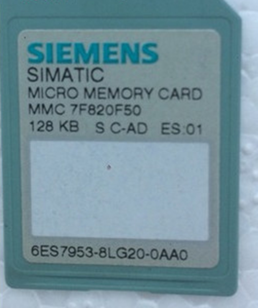 SIEMENS 6ES7 953-8LG20-0AA0 MICRO MEMORY CARD SIMATIC S7 MMC 128 KBYTES ...