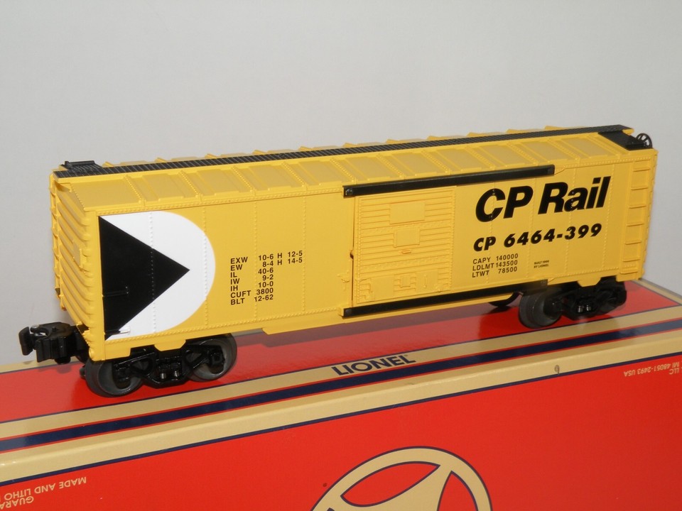 Lionel 6-29252 CP Rail Canadian Pacific Yellow Boxcar C10 1999 | eBay