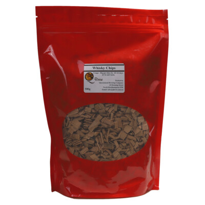 QBrew Whisky Whiskey Chips 500g Oak Alcohol Spirits Soaker Flavour Home ...