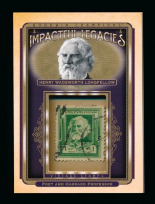 2021 Goodwin Champions Impactful Legacies Stamp IL-19 Henry Wadsworth ...