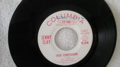 Jenny Clay 45rpm True Confessions/I Won The Battle..1965 Country PROMO ...