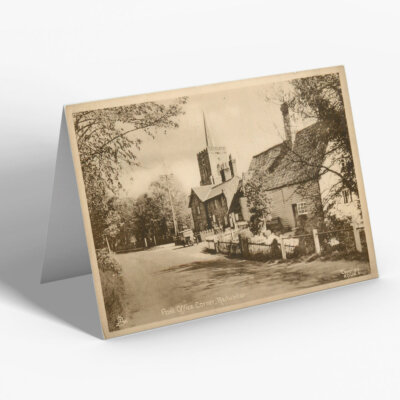 GREETING CARD - Vintage Essex - Post Office Corner, Radwinter | eBay UK