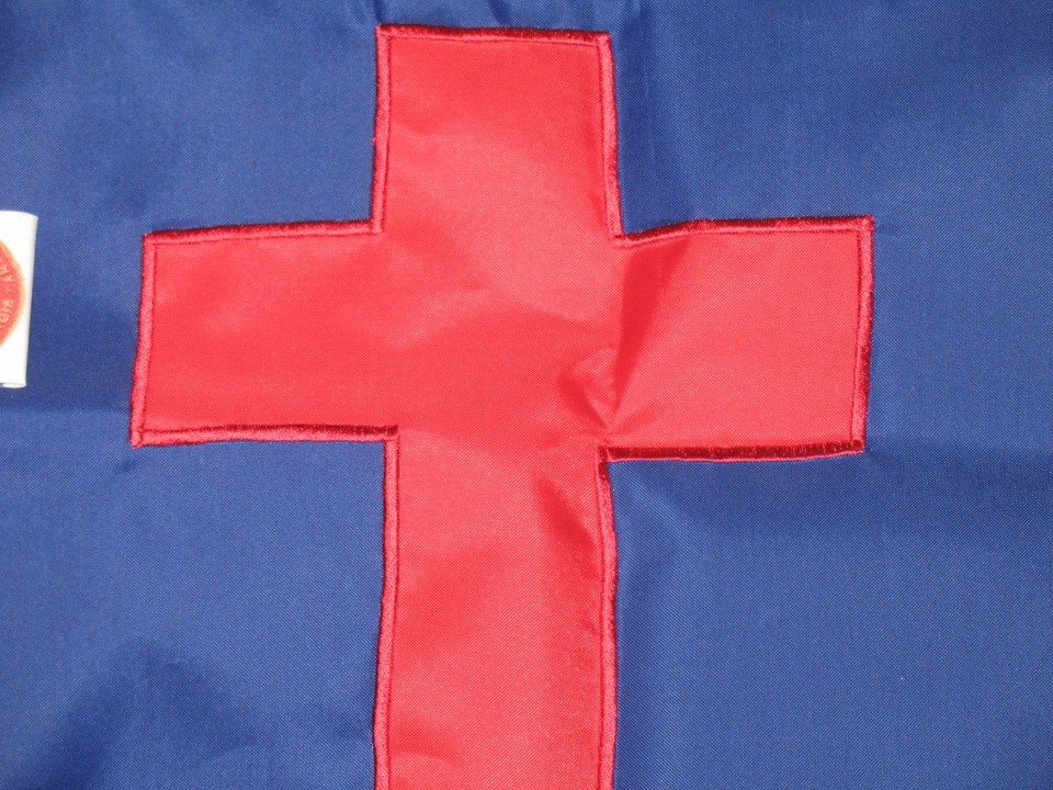 2x3 Embroidered Christian Cross 300D Sewn Nylon Flag 2'x3' Banner ...