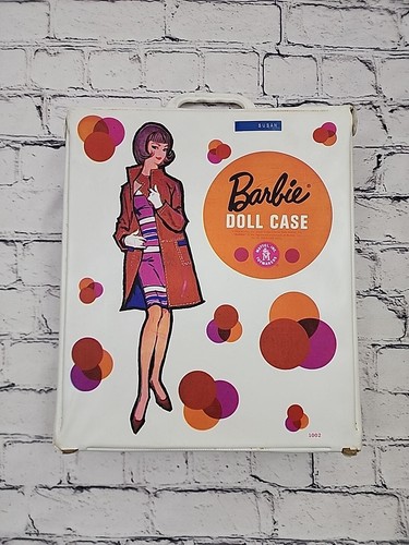 ORIGINAL Vintage Barbie Doll Case Mod Vinyl Polka Dot - 1958 | eBay