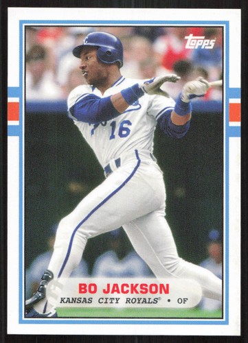 2019 Topps Throwback Thursday #150 Bo Jackson Royals 1989 Topps ...