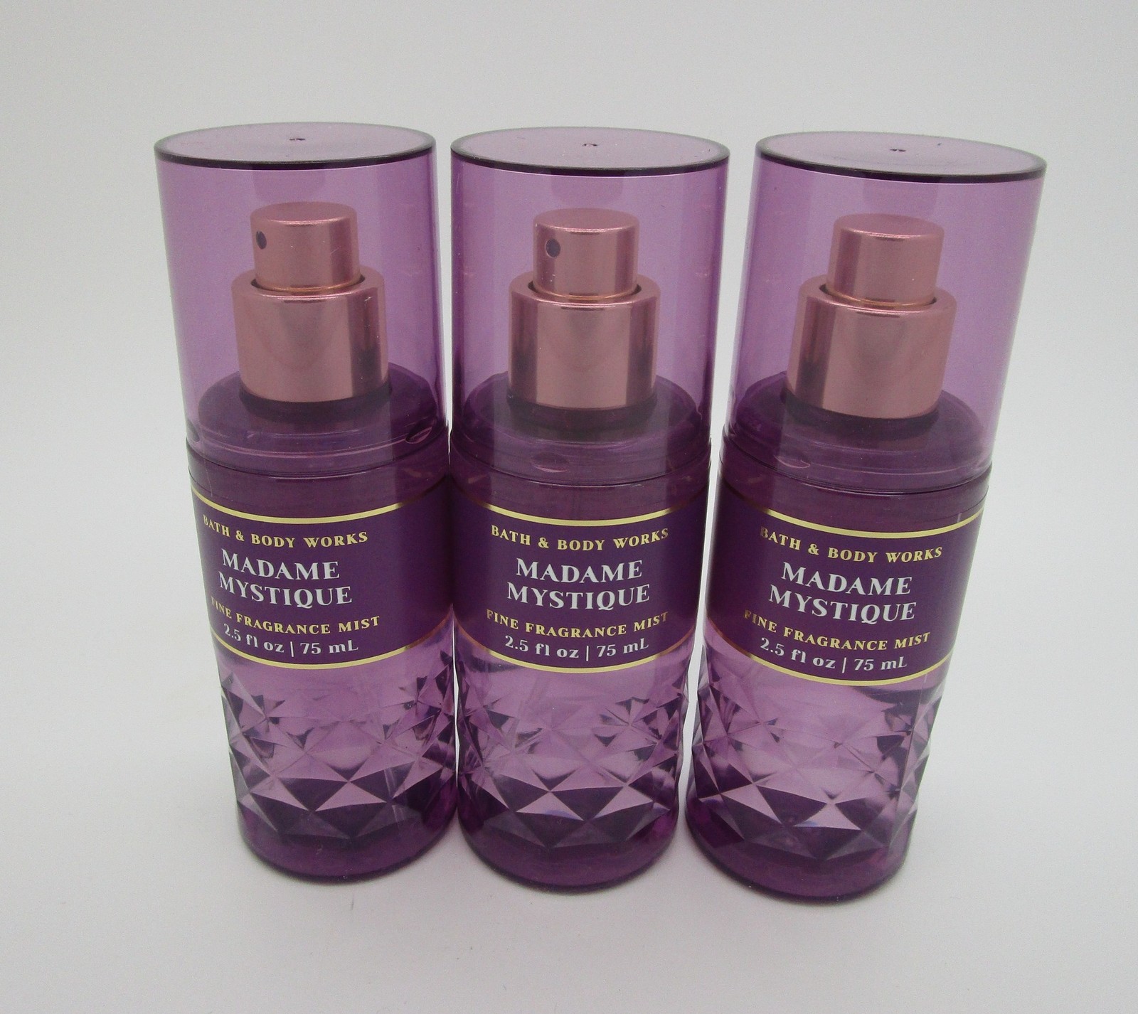 MADAME MYSTIQUE Bath & Body Works TRAVEL SIZE Fine Fragrance Mist - Lot ...