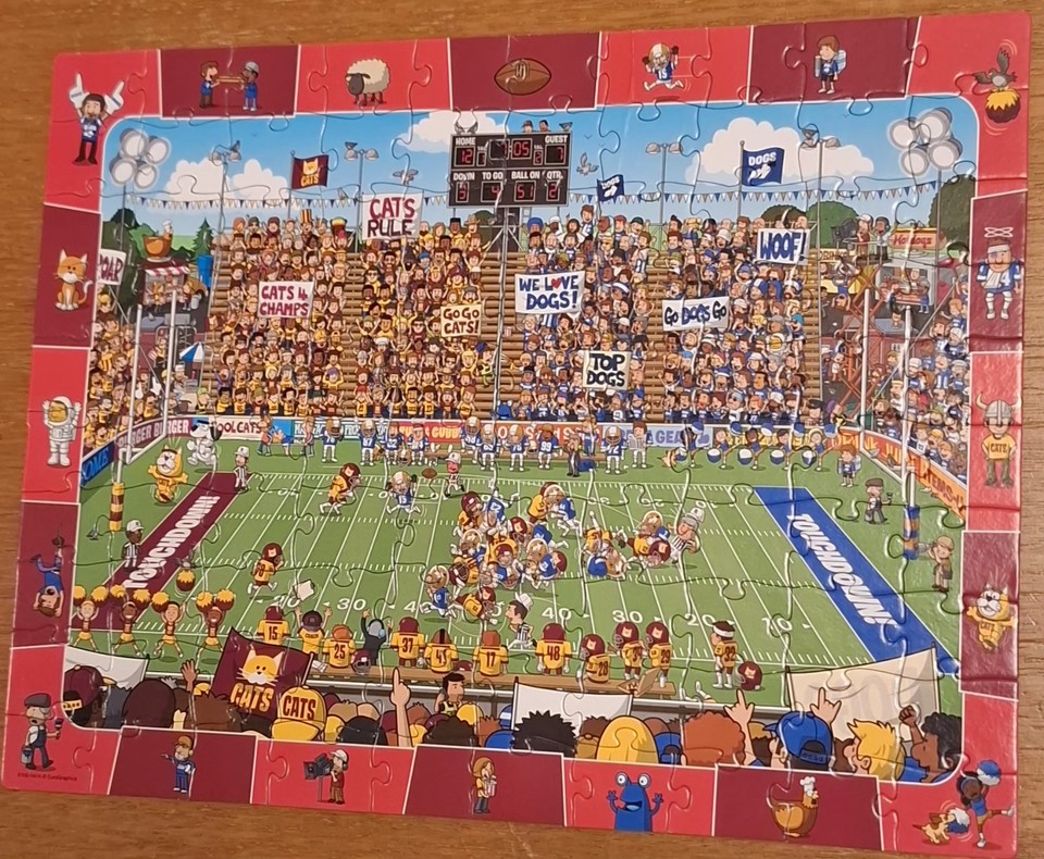 Find Me Football Spot + Find Jigsaw Puzzle Game 100 Pieces Age 5+ | eBay UK