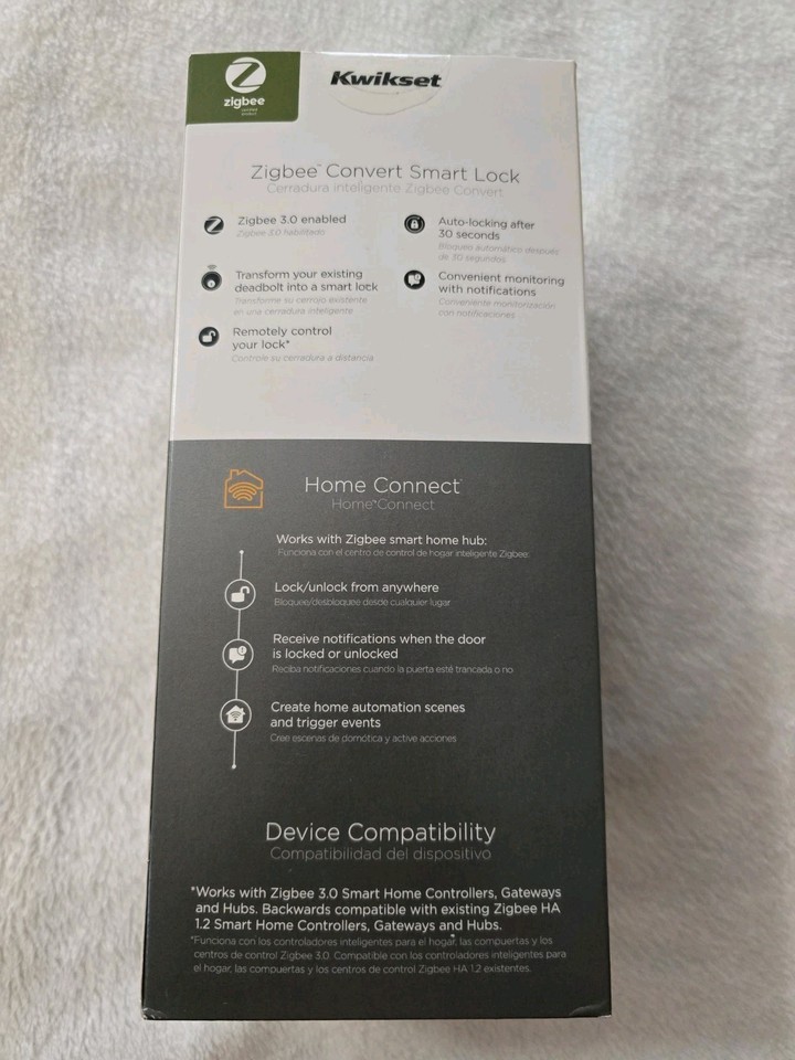 Kwikset Convert Z-Wave Plus Smart Lock Kit - Satin Nickel (99140-139 ...