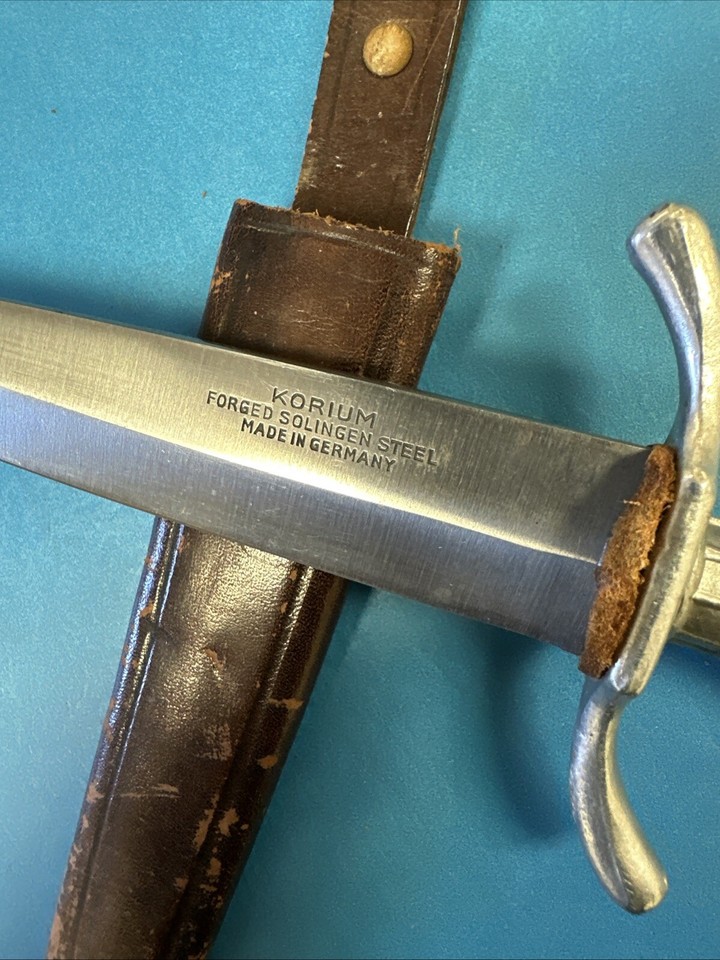 WWll German Korium Forged Solingen Claw & Ball Dagger Knife w/Sheath ...