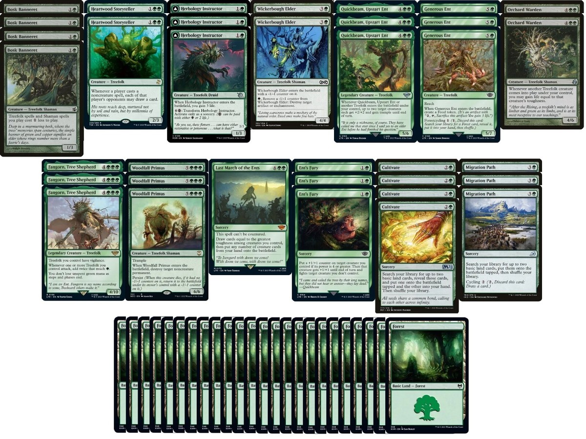 Mtg Avatar Green/White Life Gain Commander Deck - Custom Built - Elite ...
