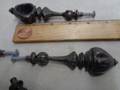 6 vintage dangle "Jeannie Bottle" drawer pulls 1969 1972 ? Used metal ...
