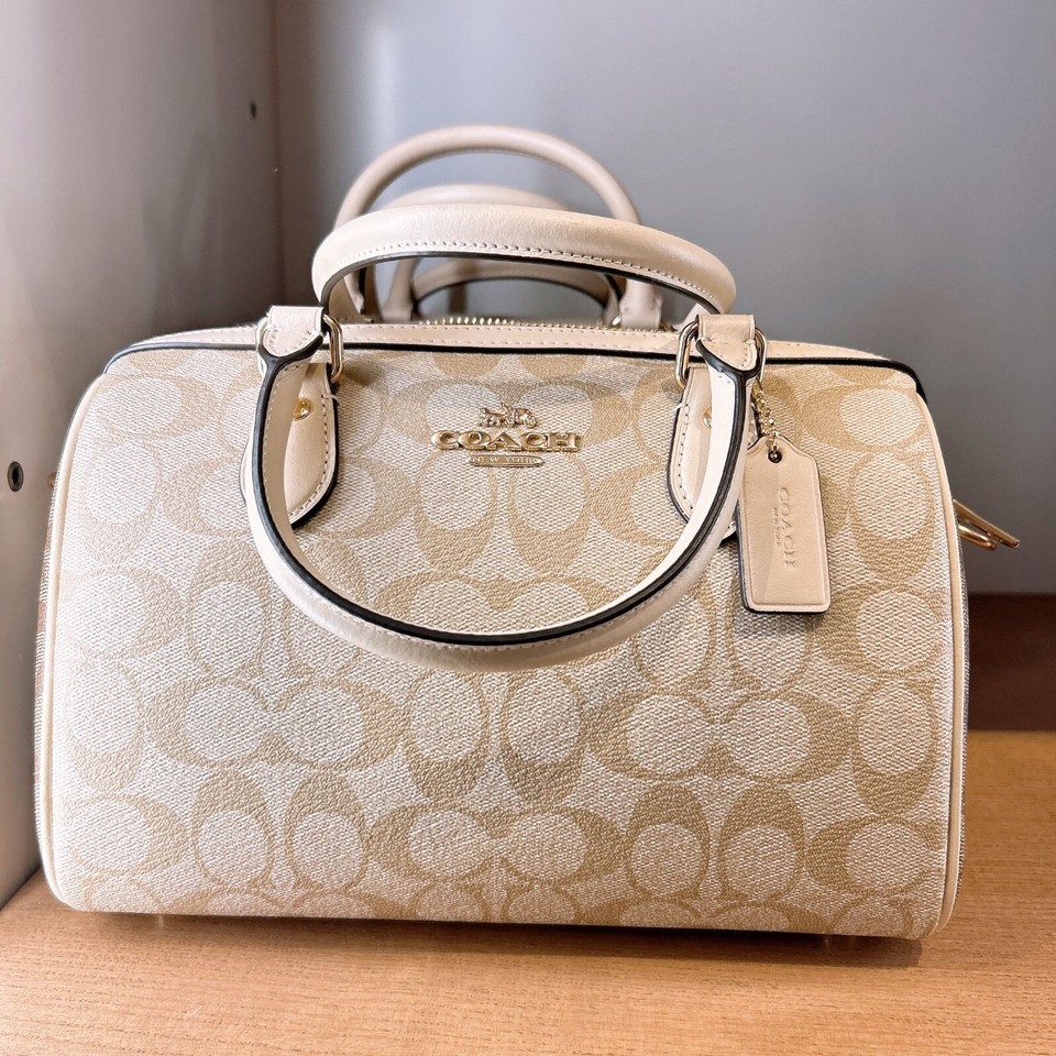 NWT Coach Rowan Satchel In Signature Canvas 2025 CV961/CV962/cw376 | eBay