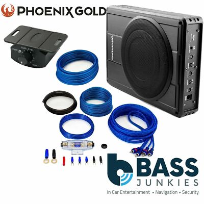 Phoenix Gold ZR10P - 10" 400 Watts Underseat Active Amplified Car Sub ...