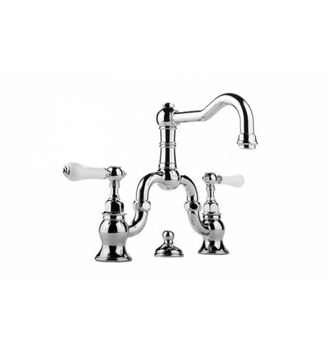 Graff G-3800-LC1-PC Adley Widespread Bridge Lavatory Faucet in Polished ...