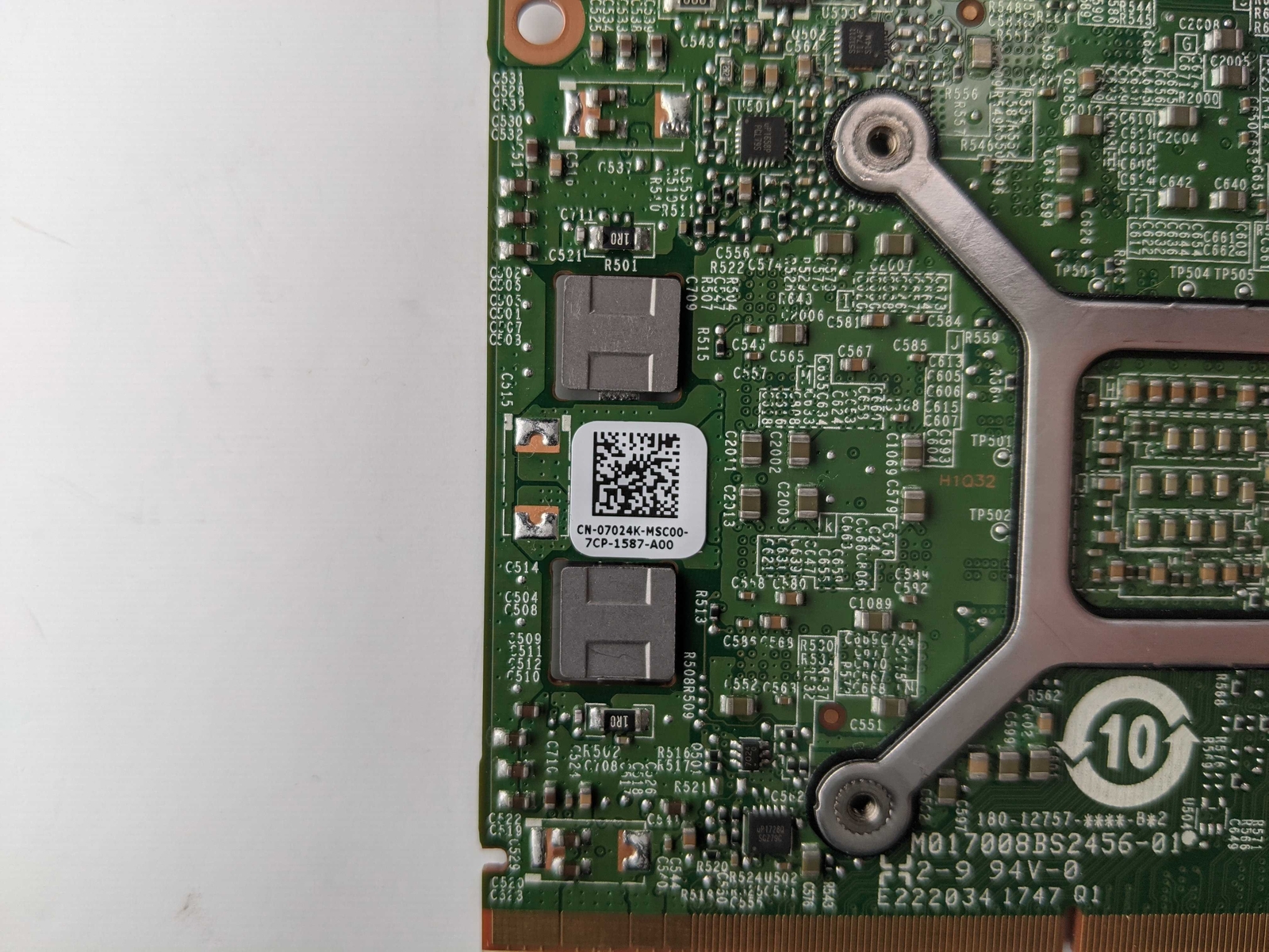 【やや傷や汚れあり】Dell Precision 7520 Video Graphics Card nVIDIA Quadro GPU ...