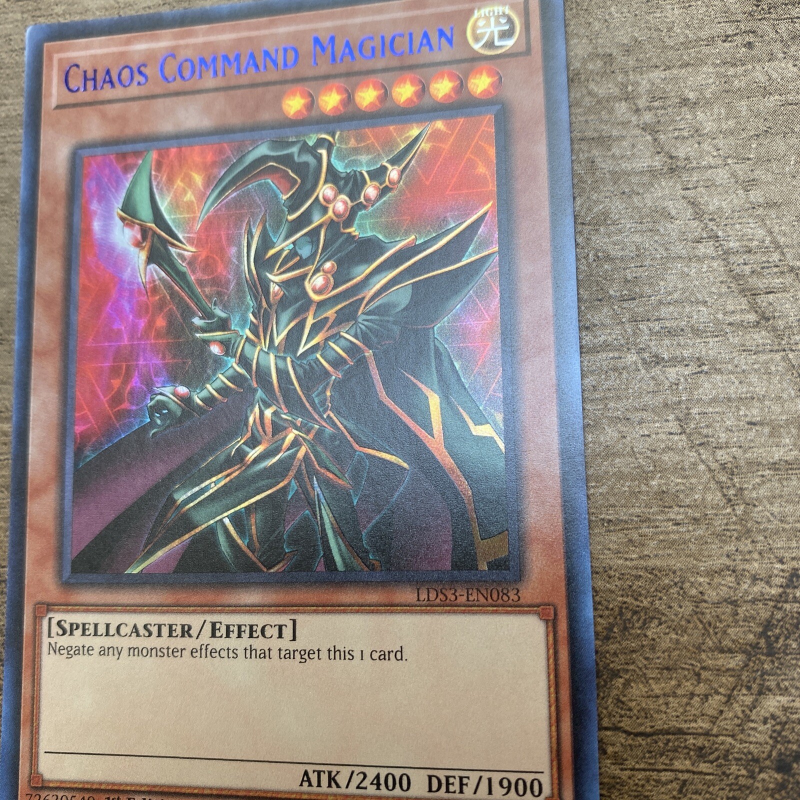 Yu-Gi-Oh! TCG Chaos Command Magician Blue Ultra Rare LDS3-EN083 1st Ed ...