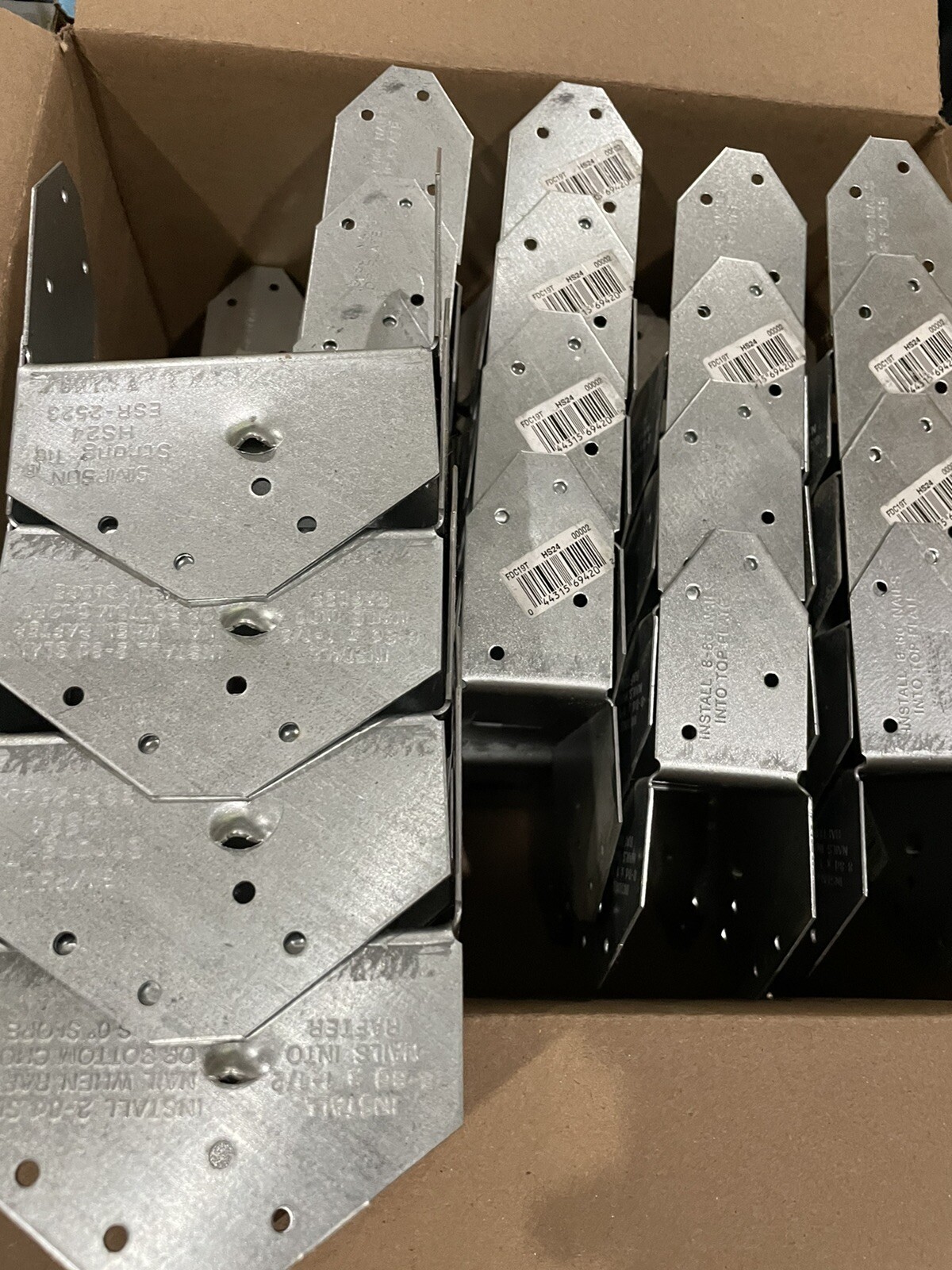 40X SIMPSON STRONG-TIE SADDLE 2" RAFTER TIE CONNECTOR 4" PLATE AC04S | eBay