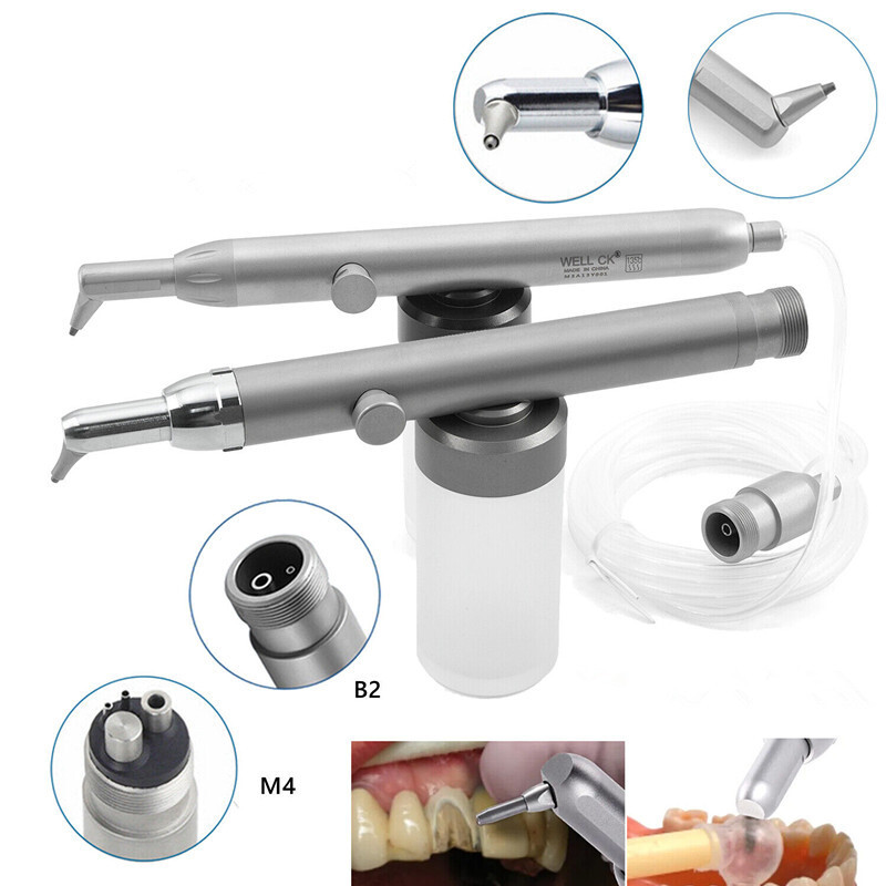Dental Alumina Air Abrasion Polisher Microetcher Sandblasting Gun 2/4 ...