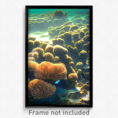 Pixel Art Poster - Measly Coral Reef (8 Bit Psychedelic Trippy Video ...