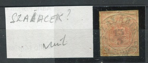 AUSTRIA; 1850 early classic Imperf issue 3k. value fine Szalabek ...