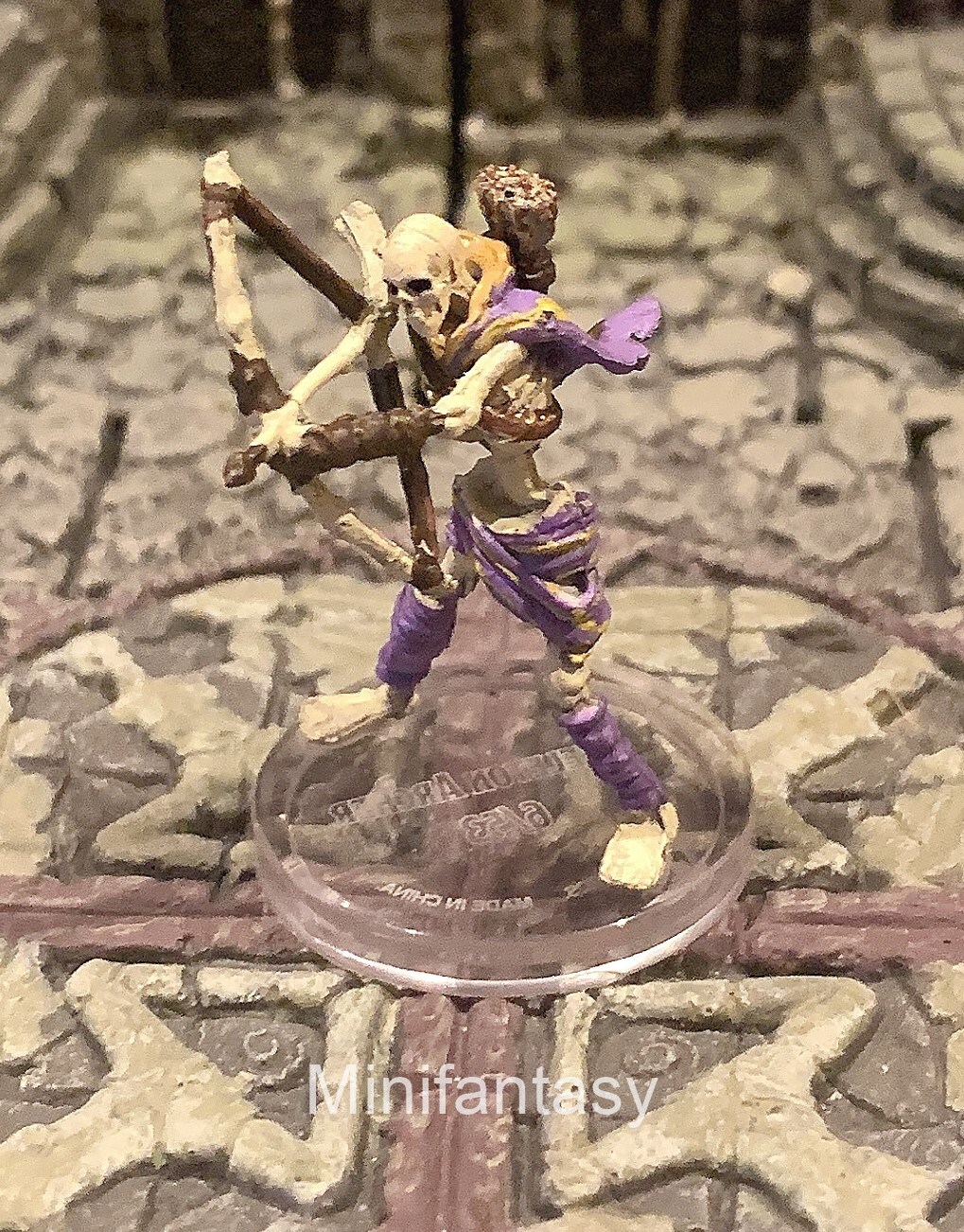 Skeleton Archer D&D Miniature Dungeons Dragons Ravenloft Archer Bowman ...