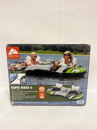 Ozark Trail Rapid Rider 2 ,Two Person River Lake or Pool Tube/Float W ...