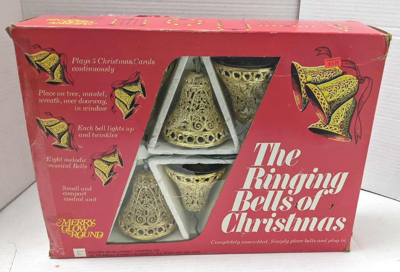 Merry Glow Round The Ringing Bells Of Christmas String Lights Works ...