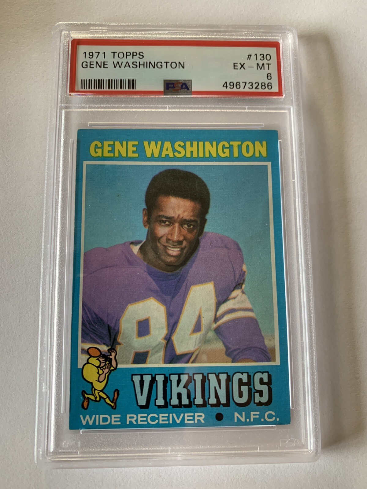 1971 TOPPS FOOTBALL GENE WASHINGTON #130 PSA 6 MINNESOTA VIKINGS | eBay
