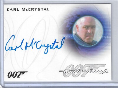 James Bond Autograph Card A260 Carl McCrystal as Trukhin On-Card Auto ...