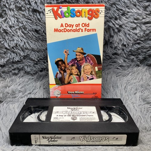 Kidsongs - A Day at Old MacDonald's Farm VHS Tape 1985 Children's Video ...