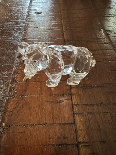 Swarovski GRIZZLY BEAR CUB WITH FISH | eBay