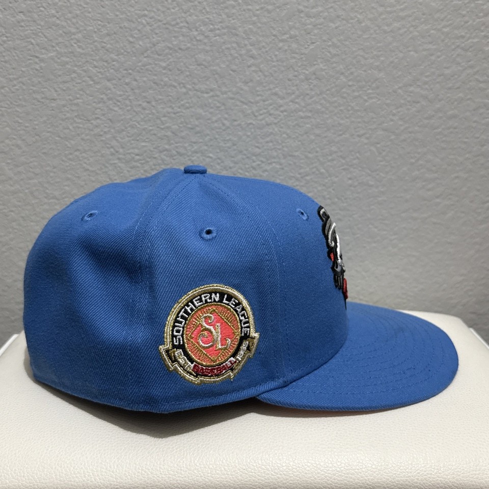 MiLB Rocket City Trash Pandas Minors New Era Fitted Blue Hat Pink UV ...