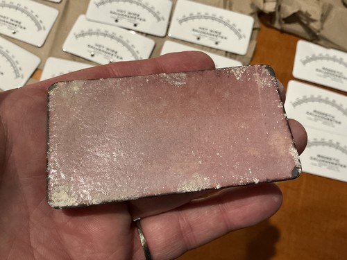 27 Porcelain Meter Face Plates Radio Tube Testing Hot Wire Magnetic ...