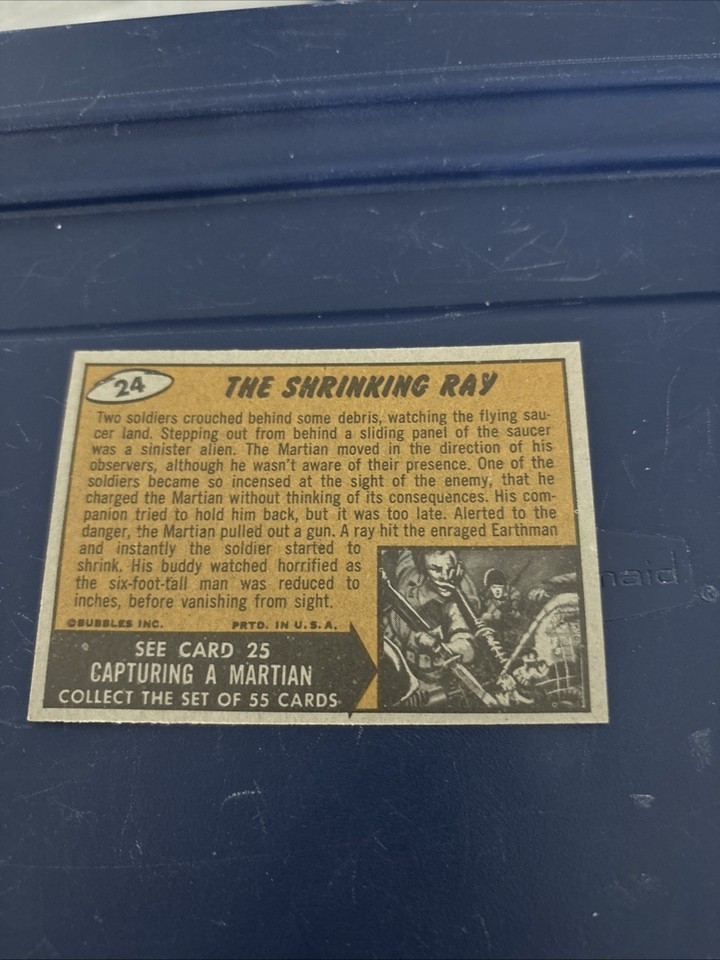 1962 Topps Mars Attacks! Card # 24 The Shrinking Ray | eBay