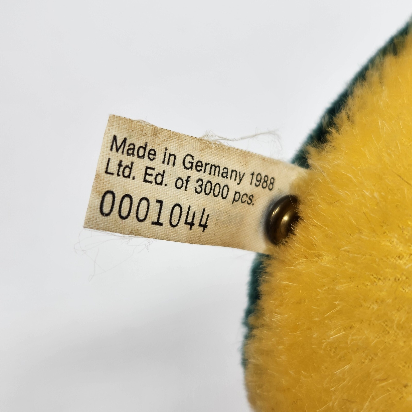 1988 STEIFF ROLY POLY CLOWN 0116/28 STUFFED ANIMAL PLUSH TOY GERMANY ...