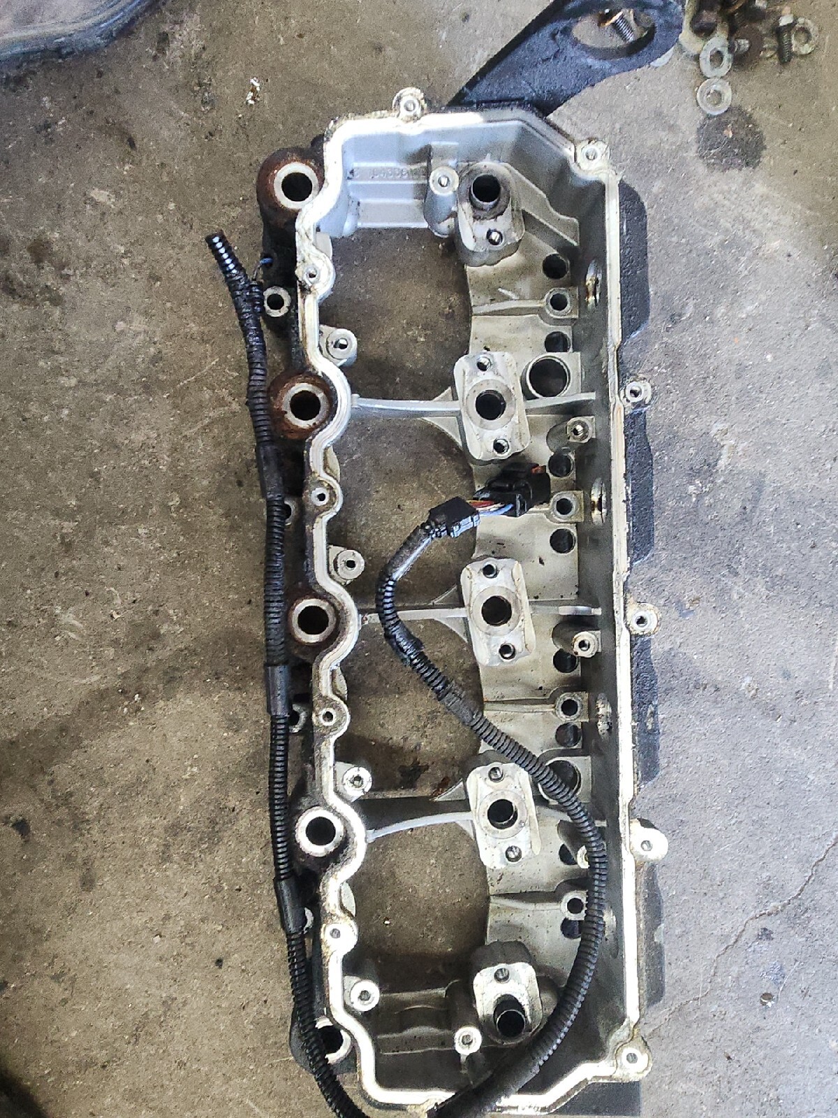 Ford Powerstroke 6.0 L Diesel Head Alum Rocker Arm Holder Hook P N ...