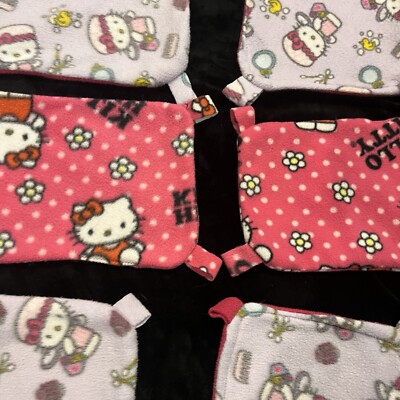 Hello Kitty, Rat/Ferret/Sugar Glider Hammocks, Handmade Set of 6 ...