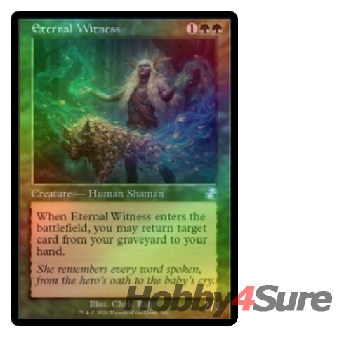 Foil Eternal Witness M/NM Magic: The Gathering MTG Time Spiral ...