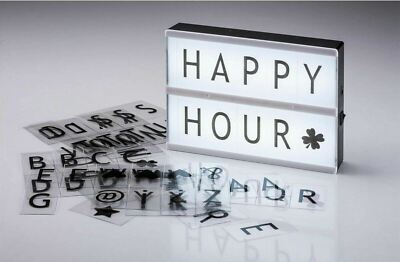 NEW Samsonico USA SM-51169 Mini LED Marquee customizable sign letters ...
