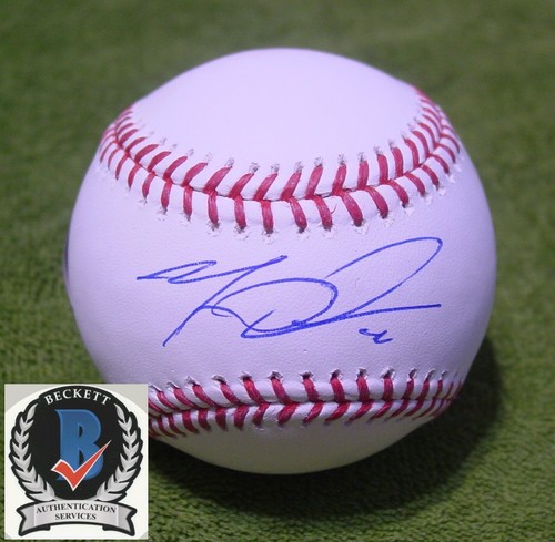 MATT OLSON Signed/Autographed ROML BASEBALL Atlanta Braves - BAS ...