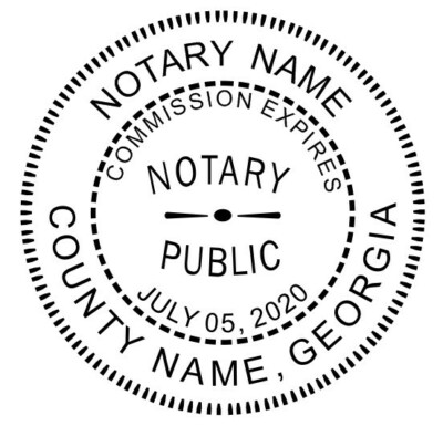 Stamping & Embossing - Notary Seal