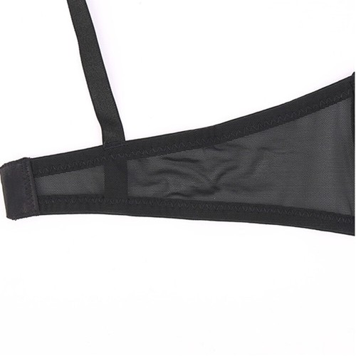 Simple Cute Womens Bras Sheer See Through Brassiere Romantic Sexy ...
