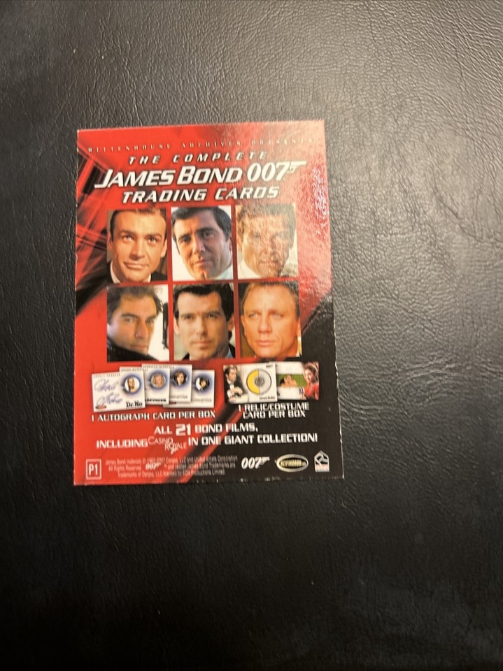 Jb8a James Bond 007 P1 The Complete 2007 Promo vesper Lynd Jinx Halle ...