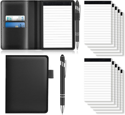 Note Pads 3x5, 12 Pack Small Notepads 3x5 Holder Set, Mini Pocket PU ...