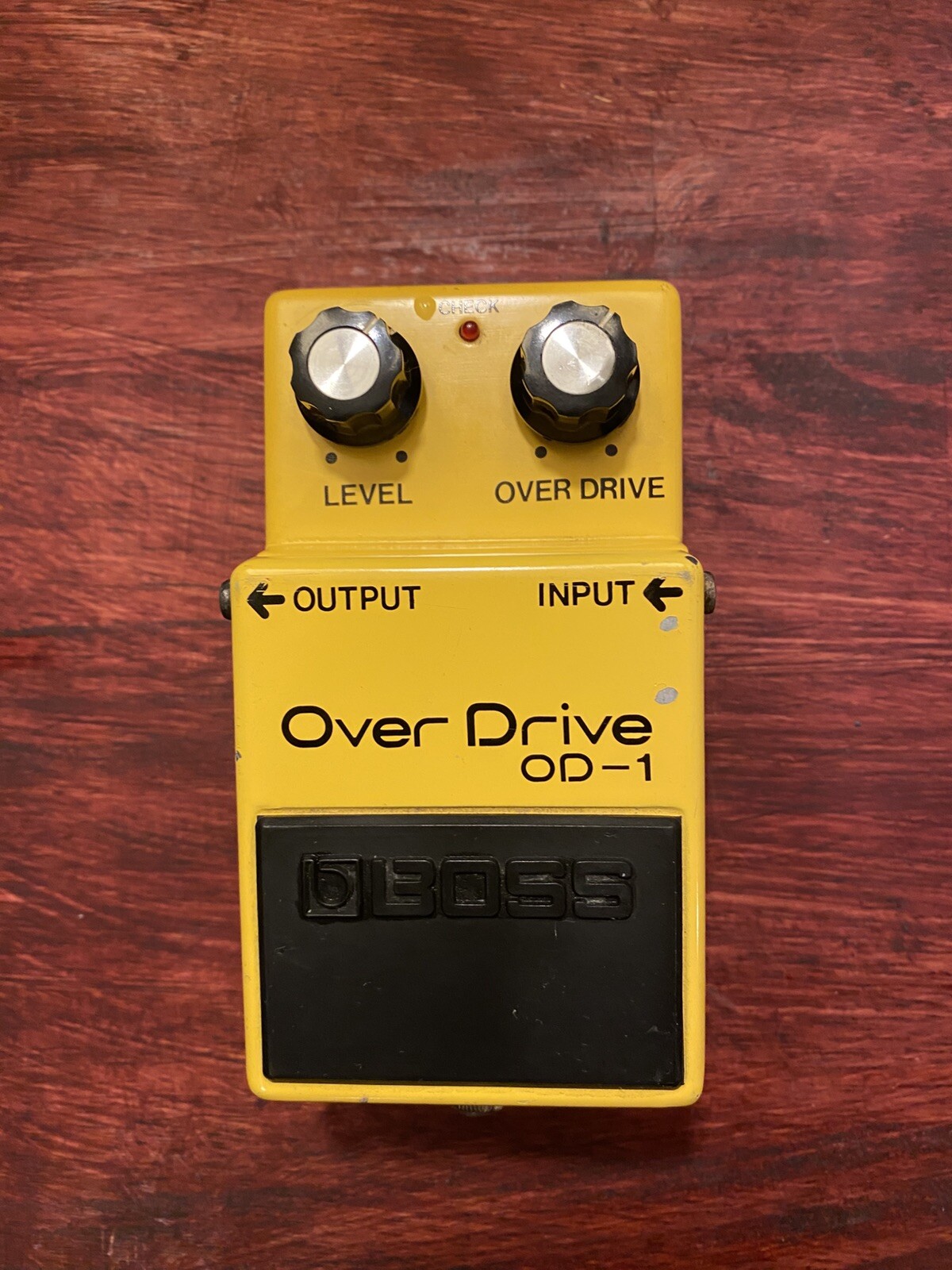 Boss OD-1 Overdrive RC3403ADB Vintage 1978 Silver Screw Long Dash ...