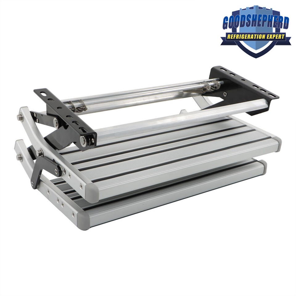Pull Out Retractable Aluminum 2 Step RV Camper Platform Steps Stair ...