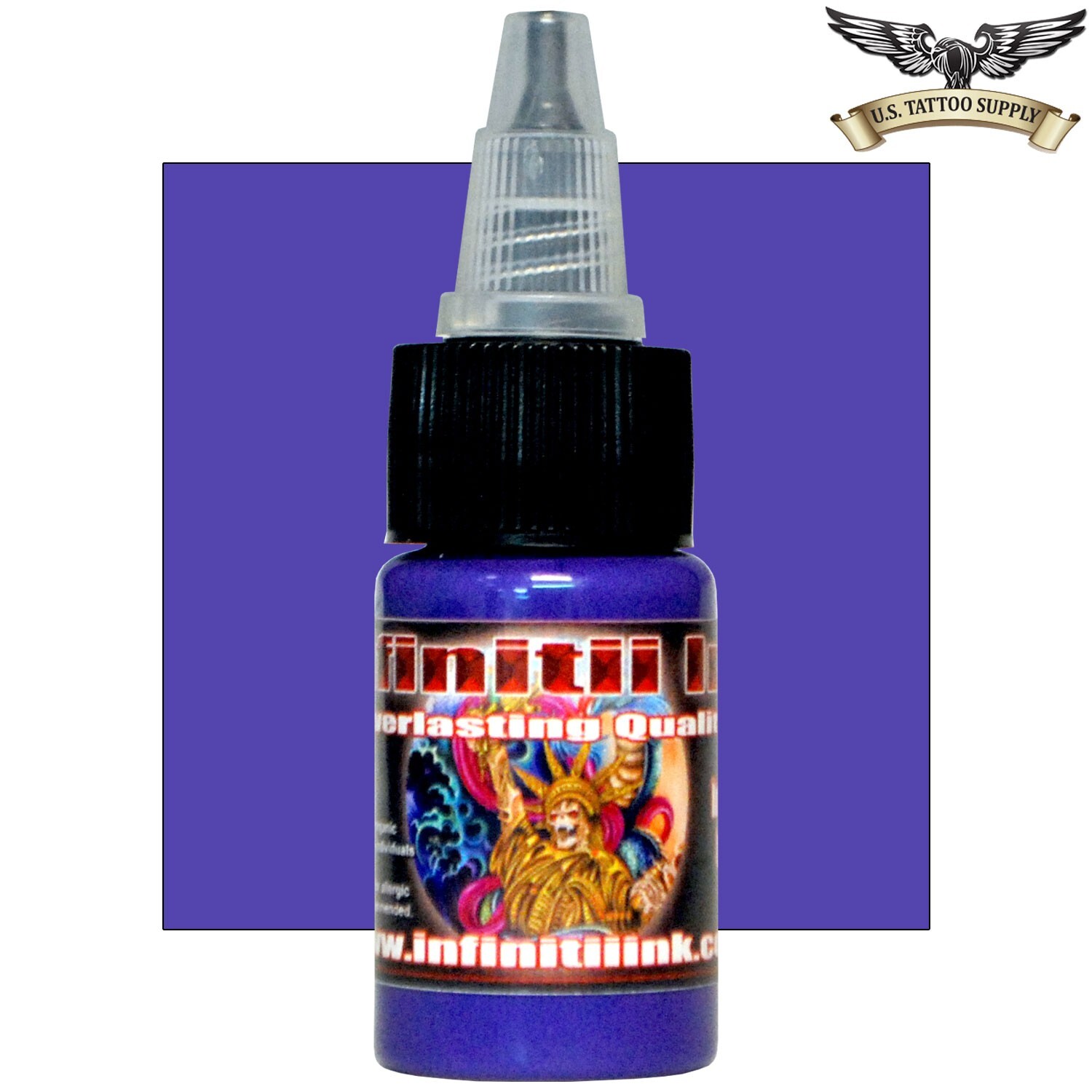 Infinitii Premium Quality Tattoo Ink 1/2oz (0.5 oz) - Lavender | eBay