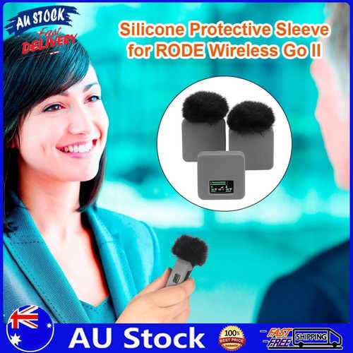 AU 3pcs Silicone Protective Case for RODE Wireless Go II Microphone ...